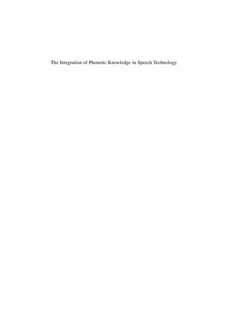 PDF Pronunciation Modeling