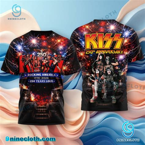 Kiss Rock America 250th Anniversary 9ninecloth