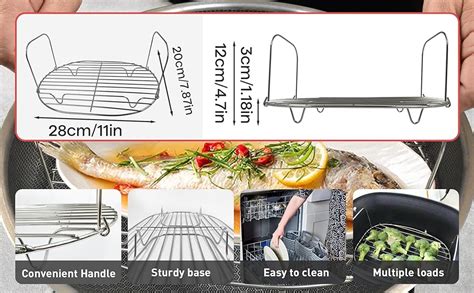 Fixlyfido Steam And Roast Rack Accessories For Ninja