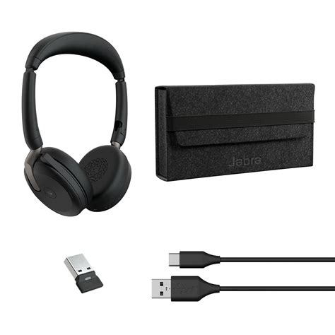 Jabra Evolve Flex Link A Ms Stereo Wireless Stereo Headset With Usb A Certified For
