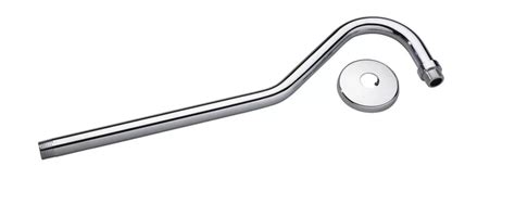 Moen 17 Inches Rain Shower Arm With Flange Chrome The Home Depot