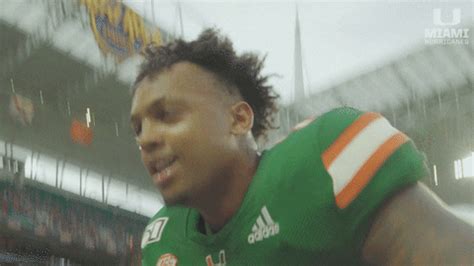 Hurricanes Football Celebration  By Miami Hurricanes Find And Share
