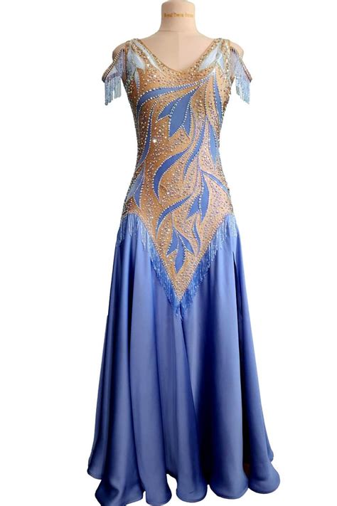 Blue Silhouette Atelier Ballroom Dress Cashay Country
