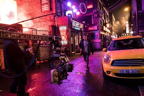 Download Pokemon Detective Pikachu Justice Smith On Set Wallpaper