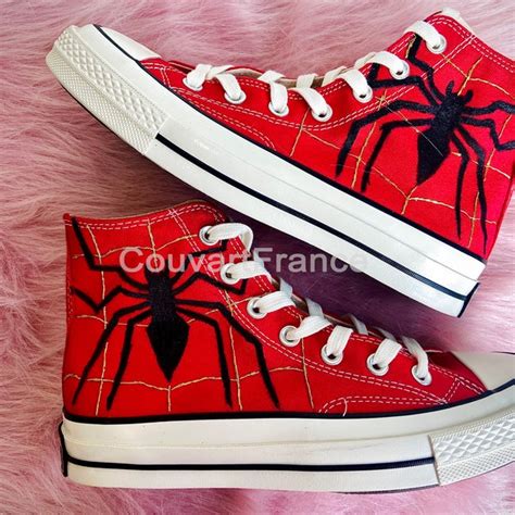 Spiderman Converse Etsy