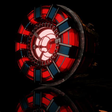 Red Arc Reactor Wallpaper