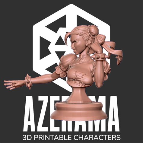 3d File Chun Li Bust Ready For 3d Printing・3d Print Design To Download・cults