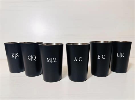 Custom Stainless Steel Shot Glasses Groomsmen Shot Glass Custom
