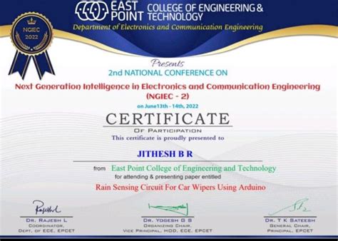 jithesh b r on linkedin nationalconference nextgenerationintelligence ece team…