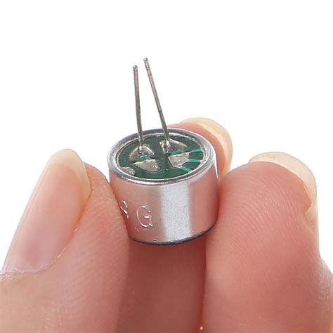 9767 Mic Solder Joint With 2 Pin Electret Electret Condenser Microphone