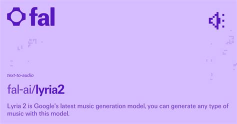 Lyria2 Text To Audio Fal Ai