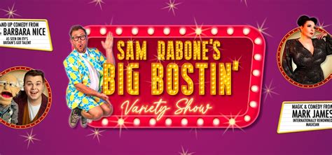 Sam Rabones Big Bostin Variety Show Spice Social