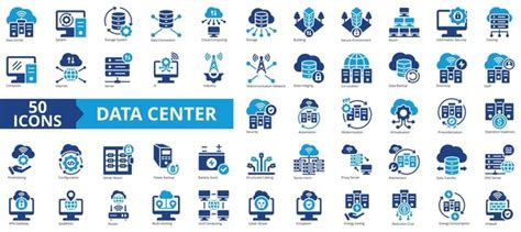 Data Center Icon Vector