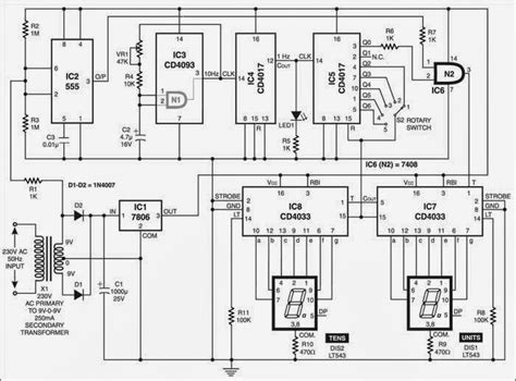 Simple Panel Frequency Meter Circuit Diagram Electronic Circuits Diagram