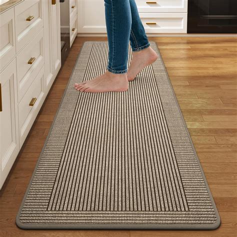Qicaijia Kitchen Mats For Floor 17x59 Washable Non