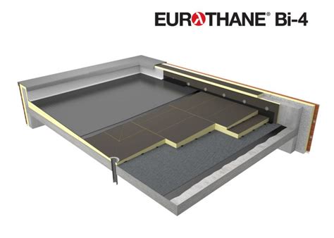 Eurothane Bi 4 Poliuretano Pir Plokštė Plokščiam Stogui Recticel