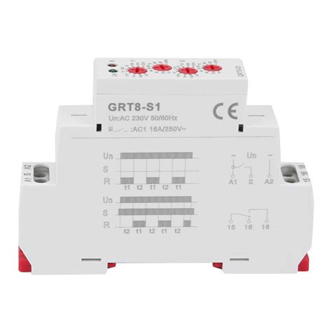 Neyseki Grt8 S1 Mini Asymmetric Cycle Timer On Off Repeat Cycle Time Relay Ac 230v