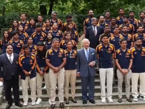 Indian Cricketers Meet King Charles Iii In London