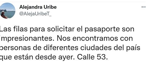 No Funcionó El Piloto Para Sacar El Pasaporte Van Dos Días De Largas Filas En Bogotá Infobae