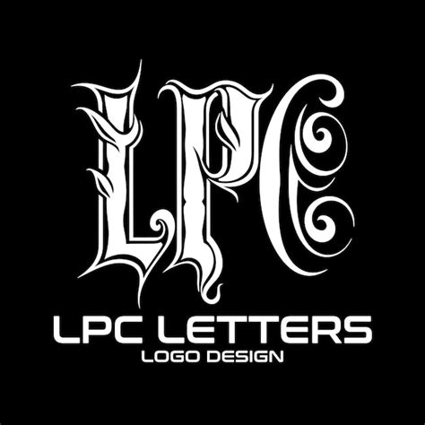 premium vector lpc letters vector logo design