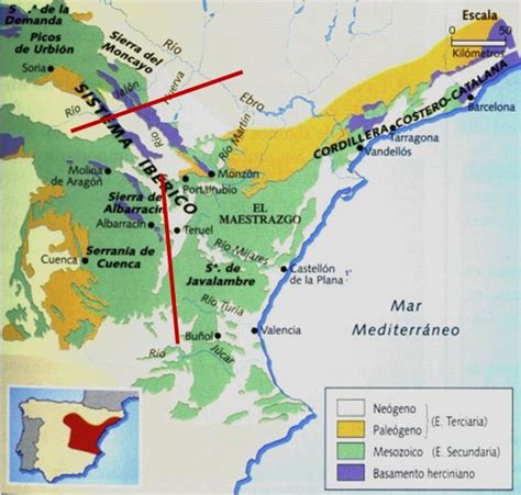 Blog De GeografÍa Profesor Pedro Oña El Sistema IbÉrico