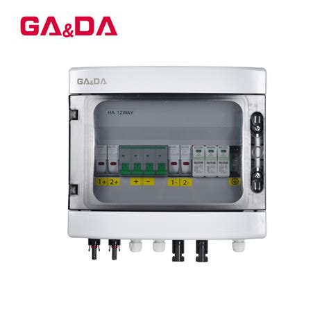 Ce Gds Pv22 Ip65 2 In 1 Out 2 Strings 15a 500v 1000v Dc Solar Pv Array