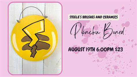 Pikachu Board Steeles Brushes