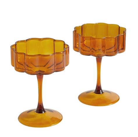 Wave Coupe Glasses Julia Berolzheimer