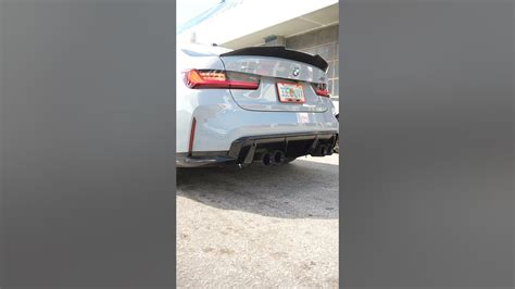 Titanium Exhaust On Bmw M3 Youtube
