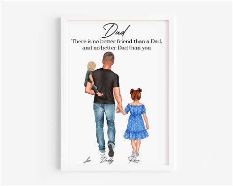 Personalised Dad Print Dad Print Personalised Print Gift For Dad Dad Birthday Print Dad And