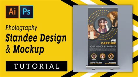 Roll Up Photography Standee Banner Design