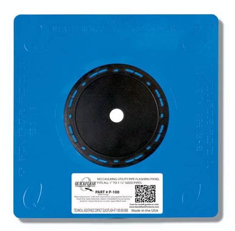 Quickflash Plumbing Flashing Panel Case Of 12 Ebp Eco Building