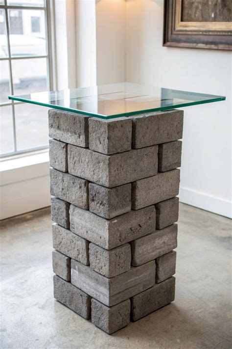 15 Creative Cinder Block Bar Table Ideas Moss And Twine