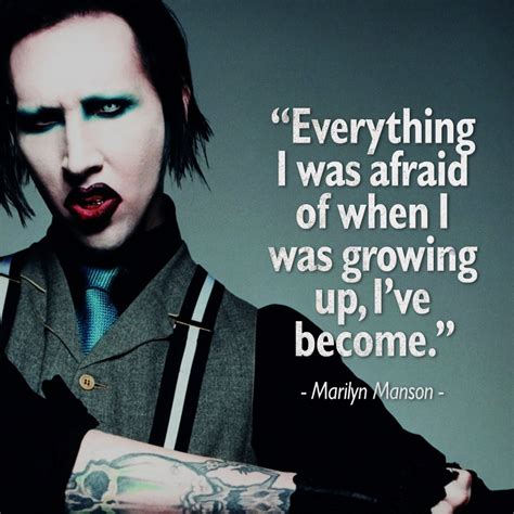 Marilyn Manson Quotes About Life Inspirational Quotes Marilyn Manson