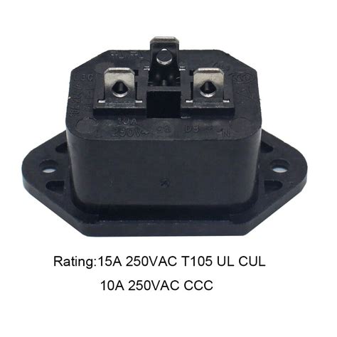 Iec C13 Female Kettle Power Chassis Socket Connect Vicedeal