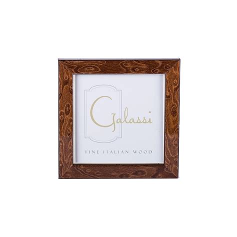 Fg Galassi Thin Brown Burl 5x5 Frame Berings