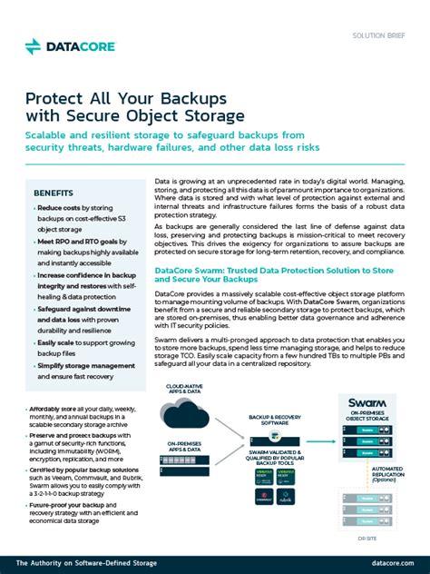 Resources Datacore Software