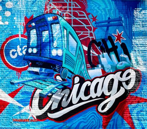Cta Chicago Chicago Murals Chicago Poster Street Graffiti Wall Art