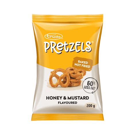 Truda Honey And Mustard Pretzels 200g Za