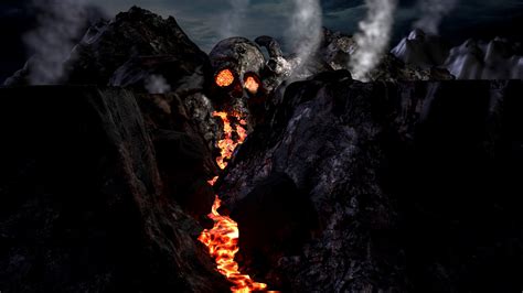 Skull Mountain 3d Model
