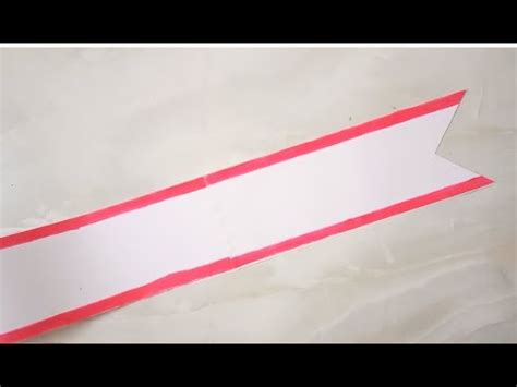 How To Make Sash With Paper Youtube