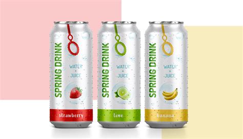 Aluminum Can Design For The Serie Of Beverages On Behance