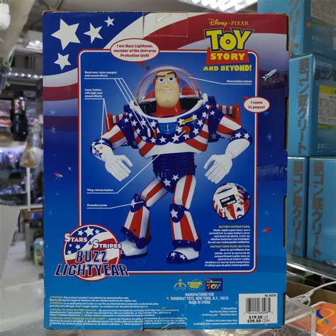 Thinkway 68098 迪士尼 彼思動畫 反斗奇兵 發光及發聲 星條旗 巴斯光年 Disney Pixar Toy Story