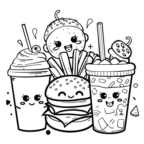 Dibujos Animados En Blanco Y Negro Contorno De Rápido Vector Premium