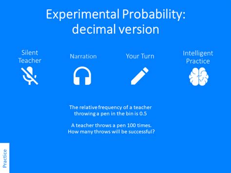 Experimental Probability Decimal Version Variation Theory