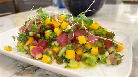 Tuna Tartare Recipe California Fusion Style