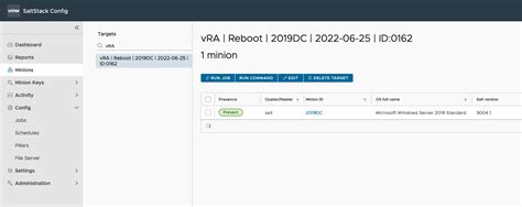 Vmware Vrealize Saltstack Config Api Vcrocs