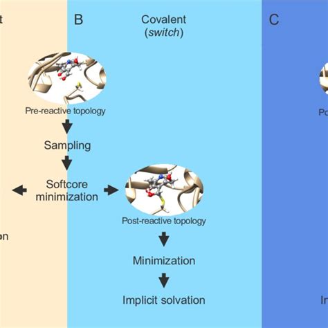 Different Docking Procedures Available In Ac A Non Covalent Docking Download Scientific