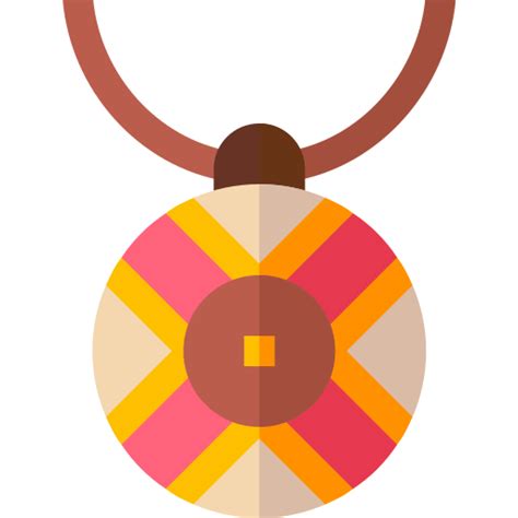 Necklace Basic Straight Flat Icon