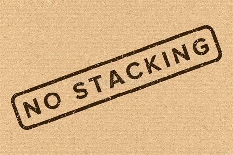 Do Not Stack Packaging Symbol Sign And Label Indicating That Items